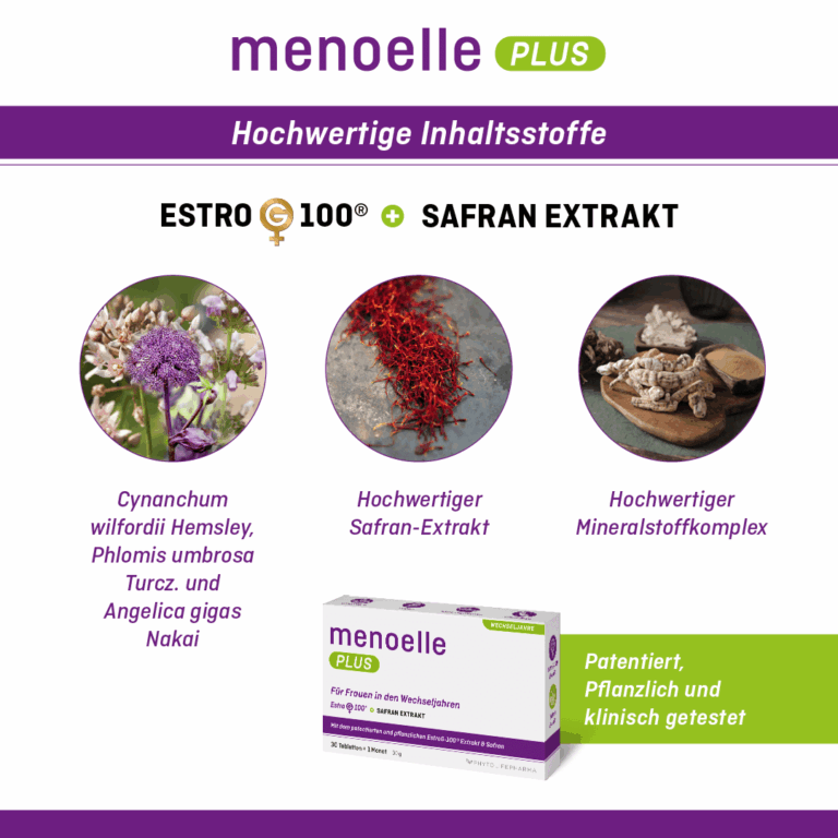 menoelle® – Tabletten mit EstroG-100® in den Wechseljahren