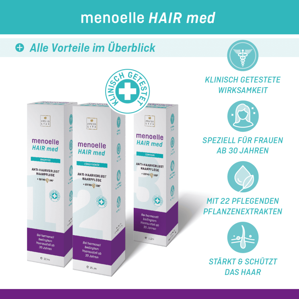 menoelle® HAIR med Shampoo - Counteract menopausal hair loss